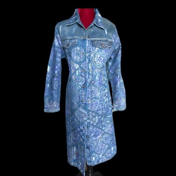 Denim Duster - Etsy