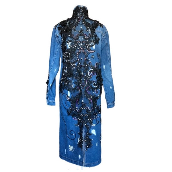 Denim Duster - Etsy