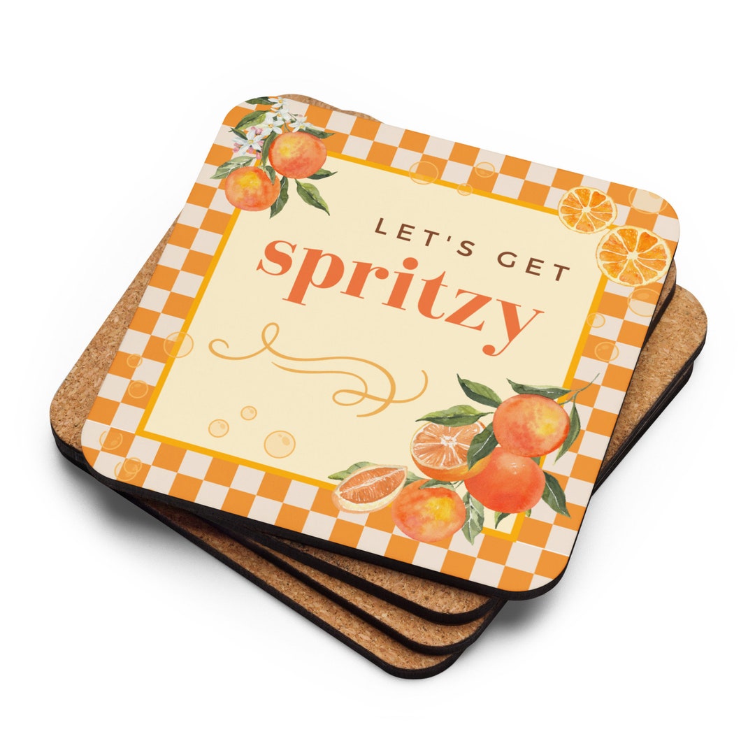 Let's Get Spritzy - Bachelorette Party Coasters - Etsy