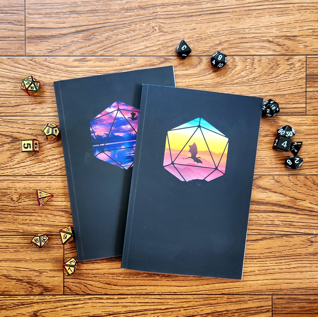 Tabletop RGP Campaign Journal/session Notebook, 6x9 Inches - Etsy