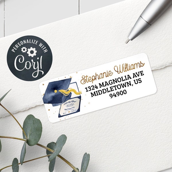 Avery Graduation Labels - Etsy