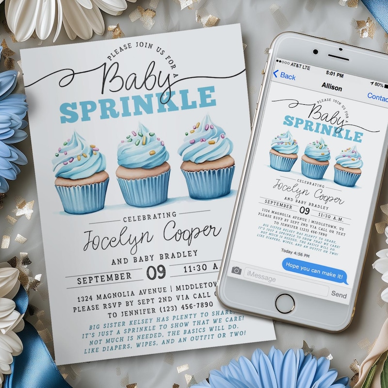 Baby #2 Sprinkle Card - Etsy UK