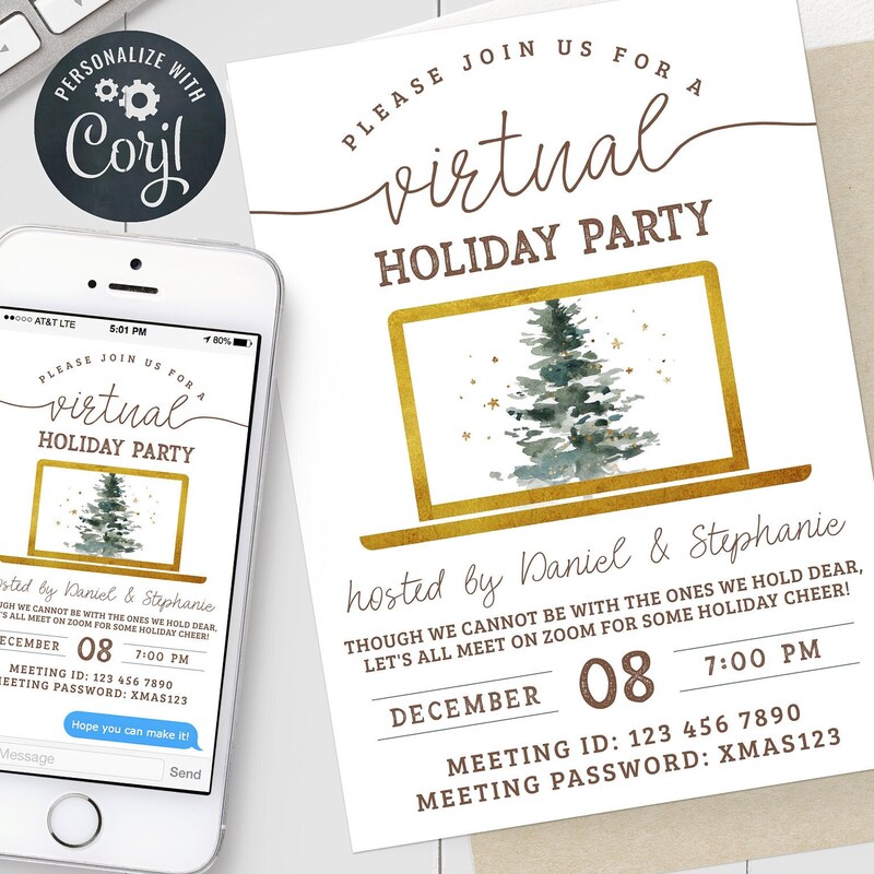 Virtual Party Invitation - Etsy