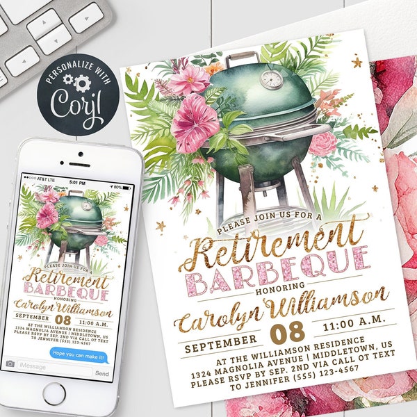 Retirement Invitation - Etsy