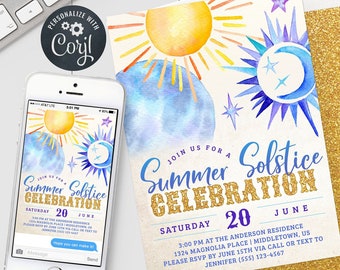 Summer Solstice Party Invitation