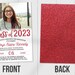 Photo Graduation Party Invitation Class of 2023 Red School Colors 5x7 ...