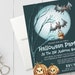 Halloween Party Invitation Bats Pumpkins Halloween Costume Party Invite ...