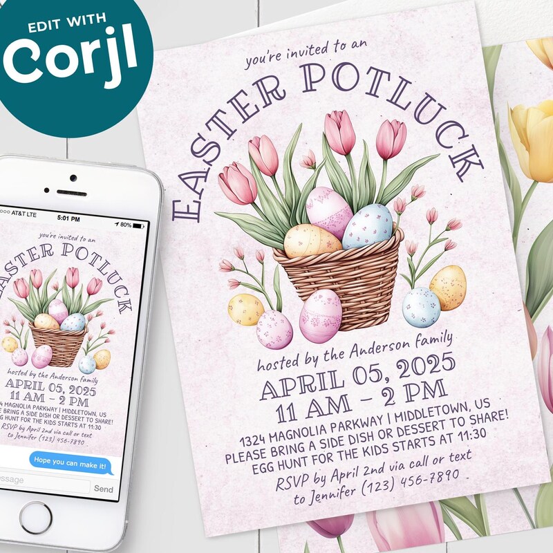 Tulip Invitation - Etsy