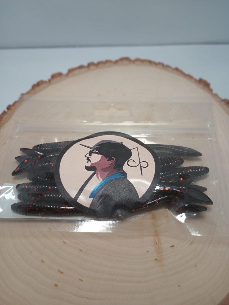 Soft Plastic Worms "dirt Oil" - Etsy