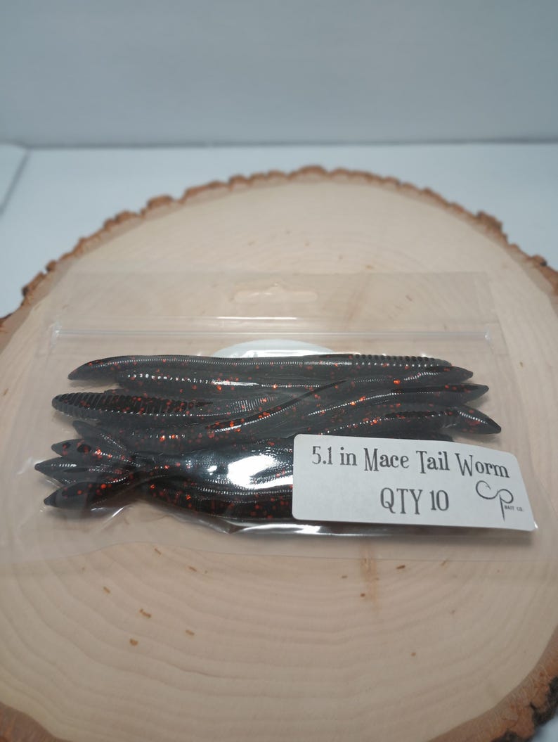 Soft Plastic Worms "dirt Oil" - Etsy