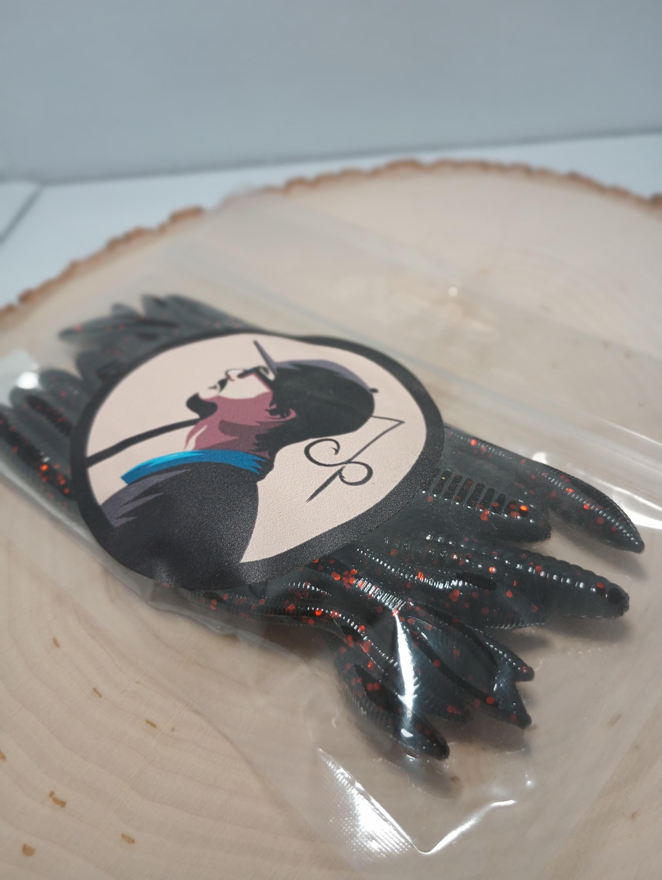 Soft Plastic Worms "dirt Oil" - Etsy