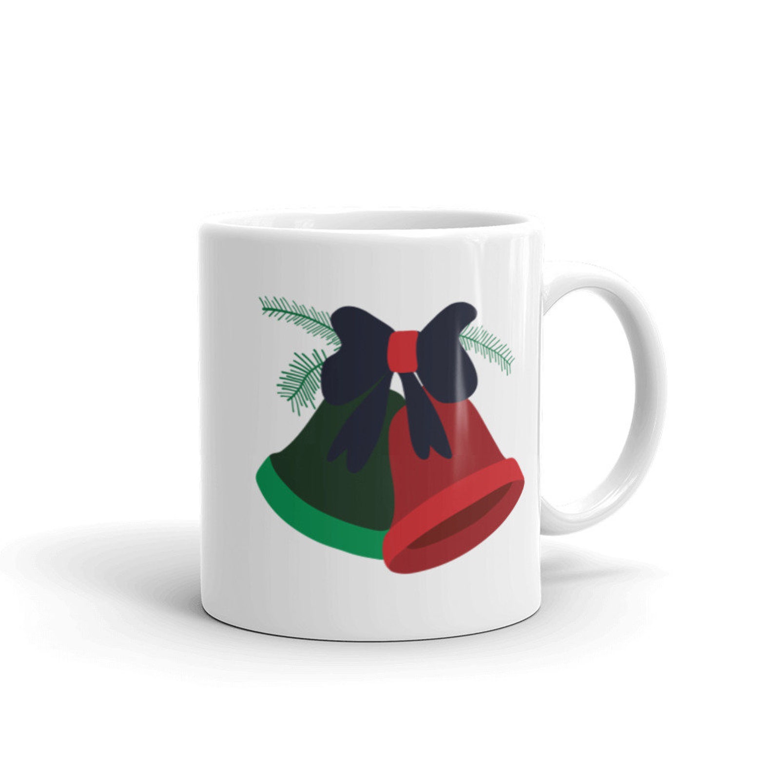 Christmas Mug, Holiday Bells Mug, Christmas Gift Mug, Coworker Gift Mug ...