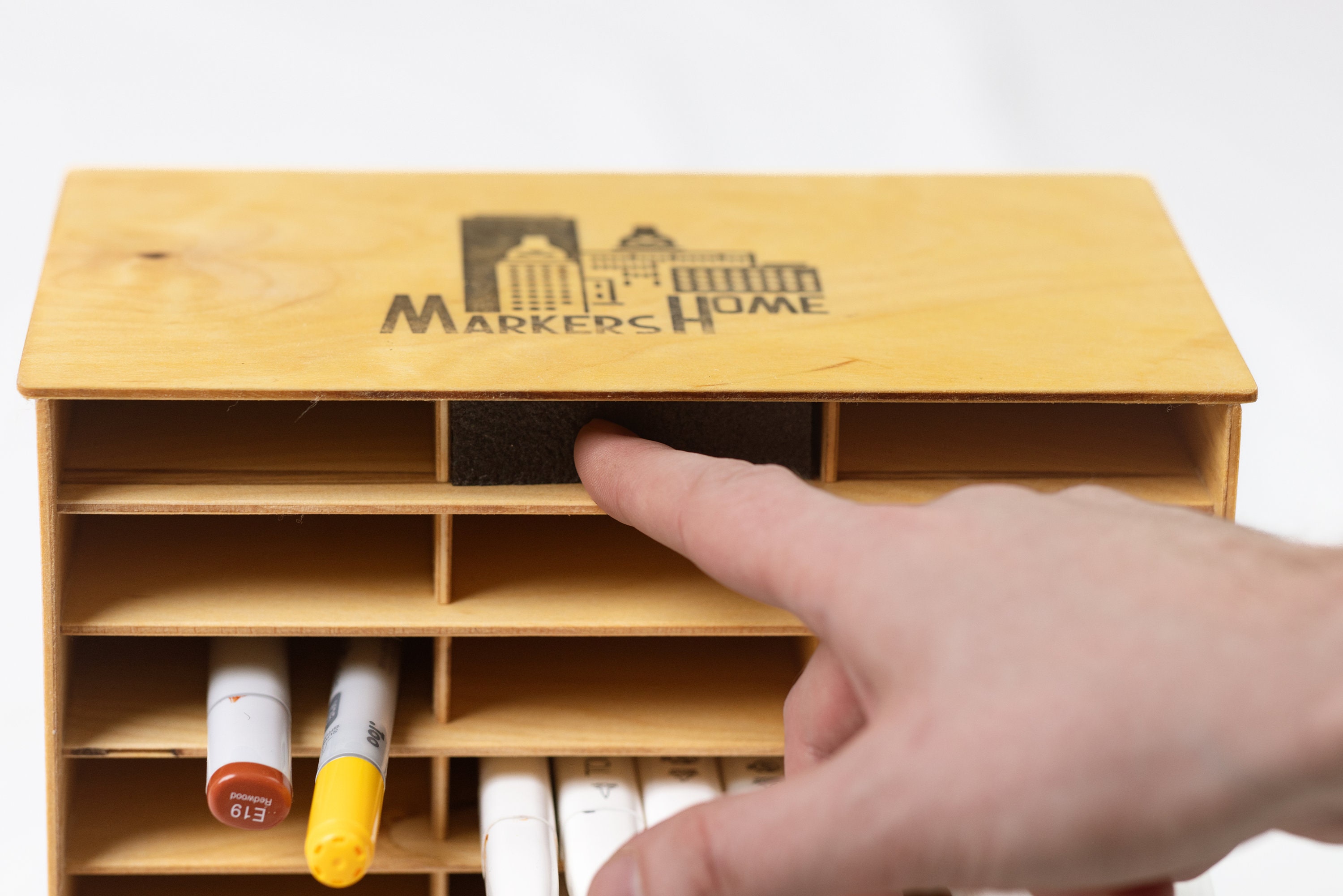 Ergonomic Stub for Markers Home Shelf - Etsy