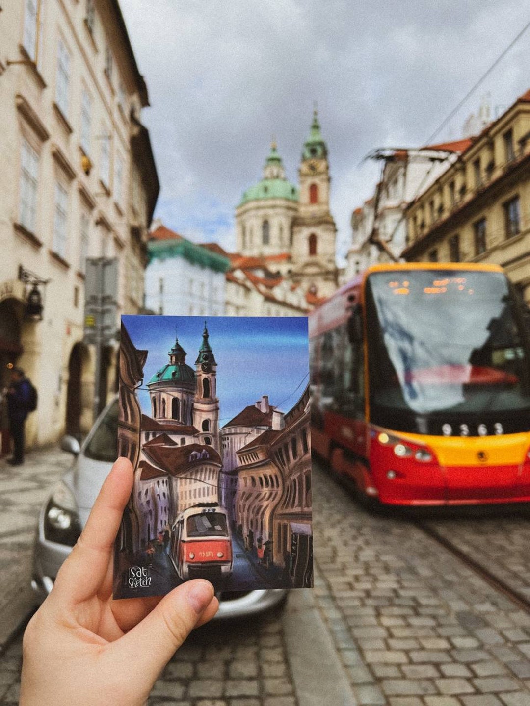 Postkarte “Prager Straße” - Etsy.de