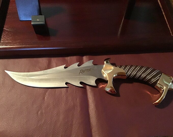Gil Hibben Raptor Fantasy Knife & Presentation Case 1993 NEW - Etsy