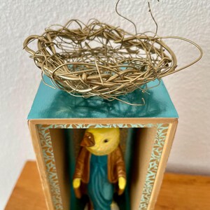 One of a Kind Art Box - Mary Canary - Etsy