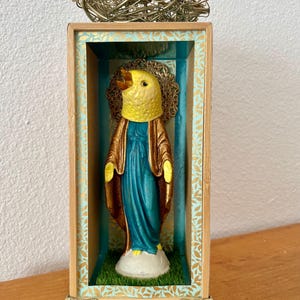 One of a Kind Art Box - Mary Canary - Etsy