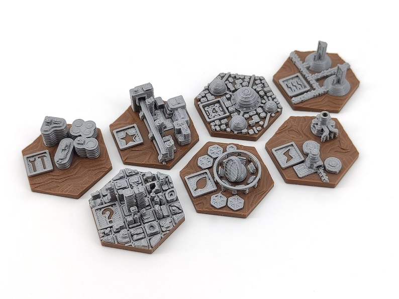 Terraforming Mars - High Orbit Tiles Pack - 7 Tiles - Etsy