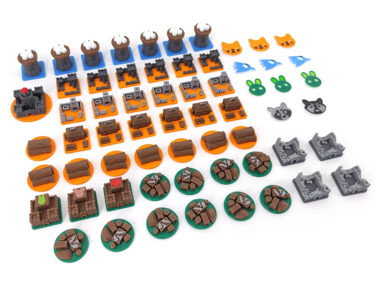 Root 3D Tokens 211 Pieces - Etsy