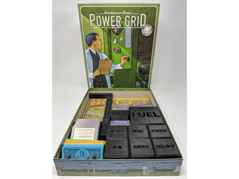 Power Grid Board Game Insert | Etsy