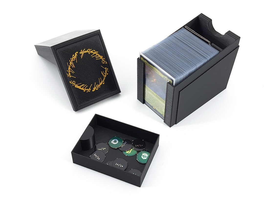 MTG Deck Box & Card Holder - Ring - Etsy