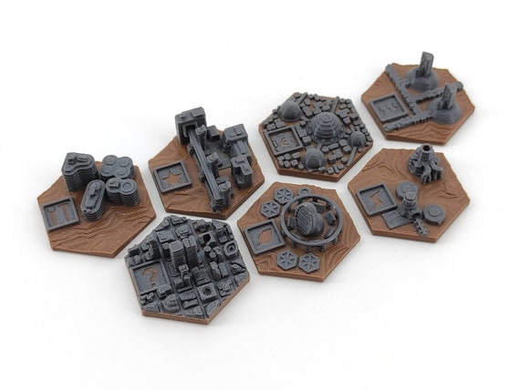 Terraforming Mars High Orbit Tiles Pack 7 Tiles - Etsy