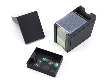 100 Card Commander Magic Deck Box Template (for Standard Sleeved Decks ...