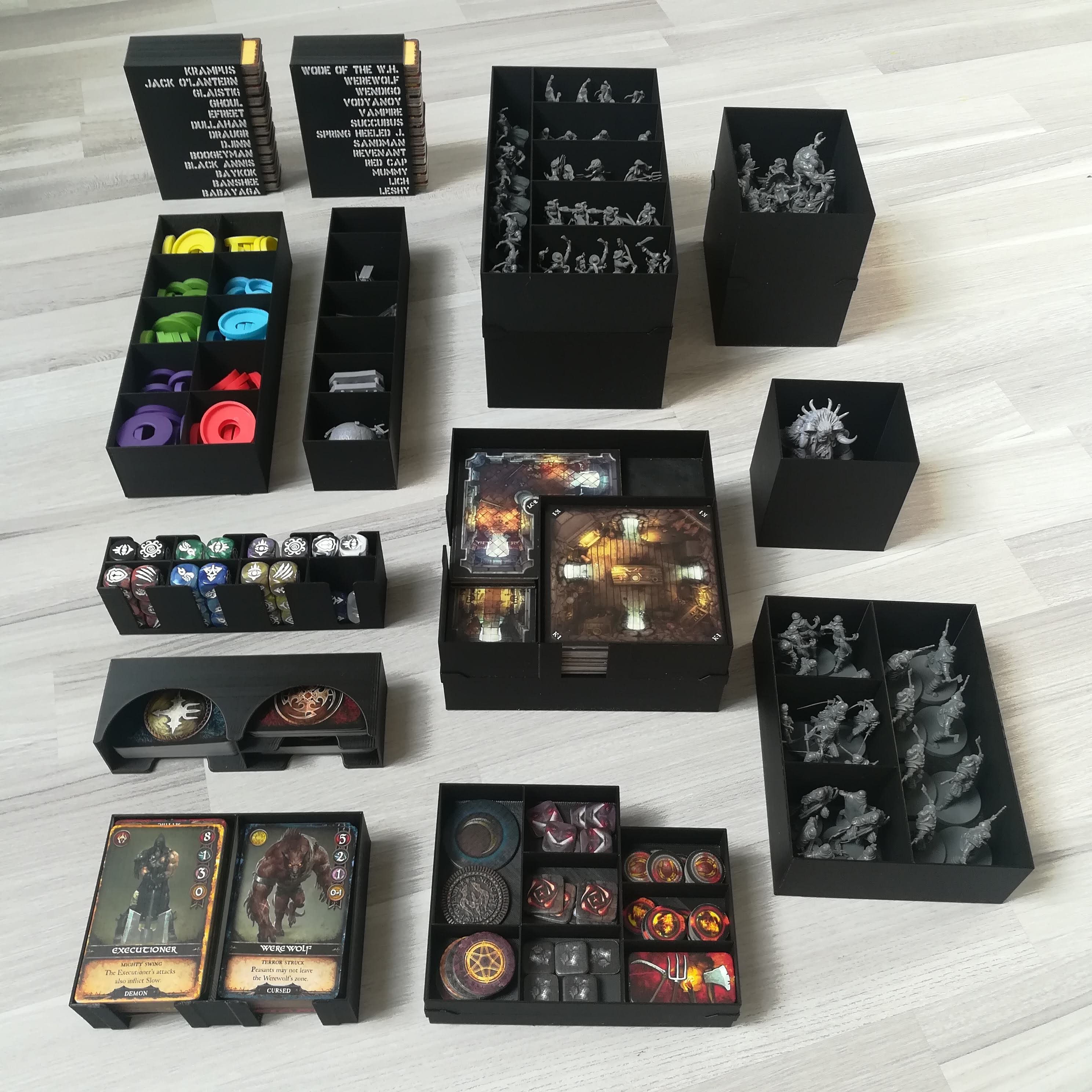 Village Attacks Board Game Insert - Etsy
