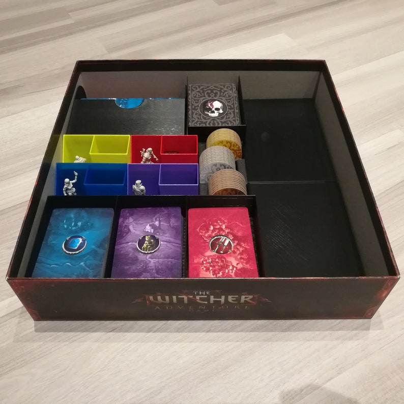 Witcher Adventure Game Board Game Insert | Etsy