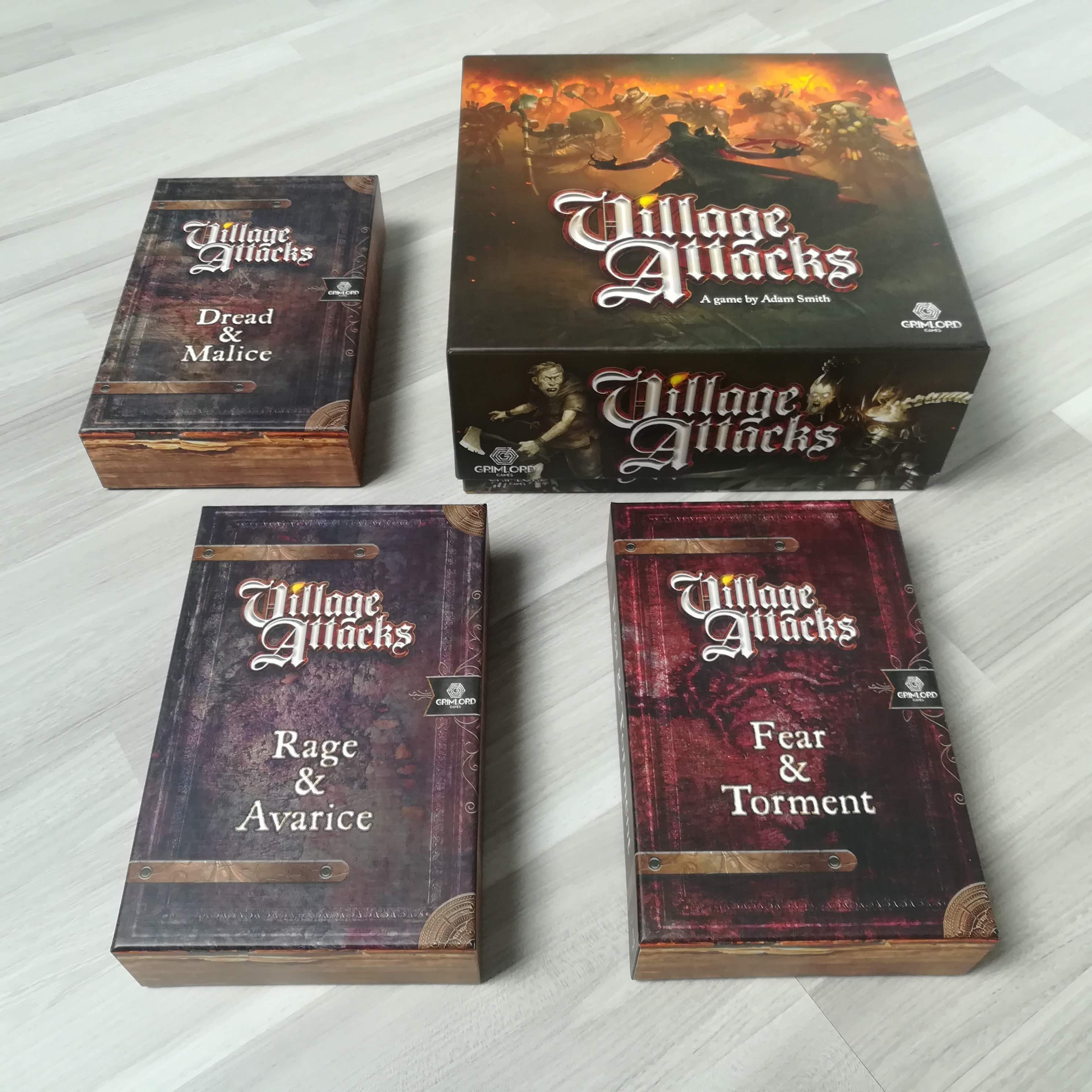 Village Attacks Board Game Insert - Etsy