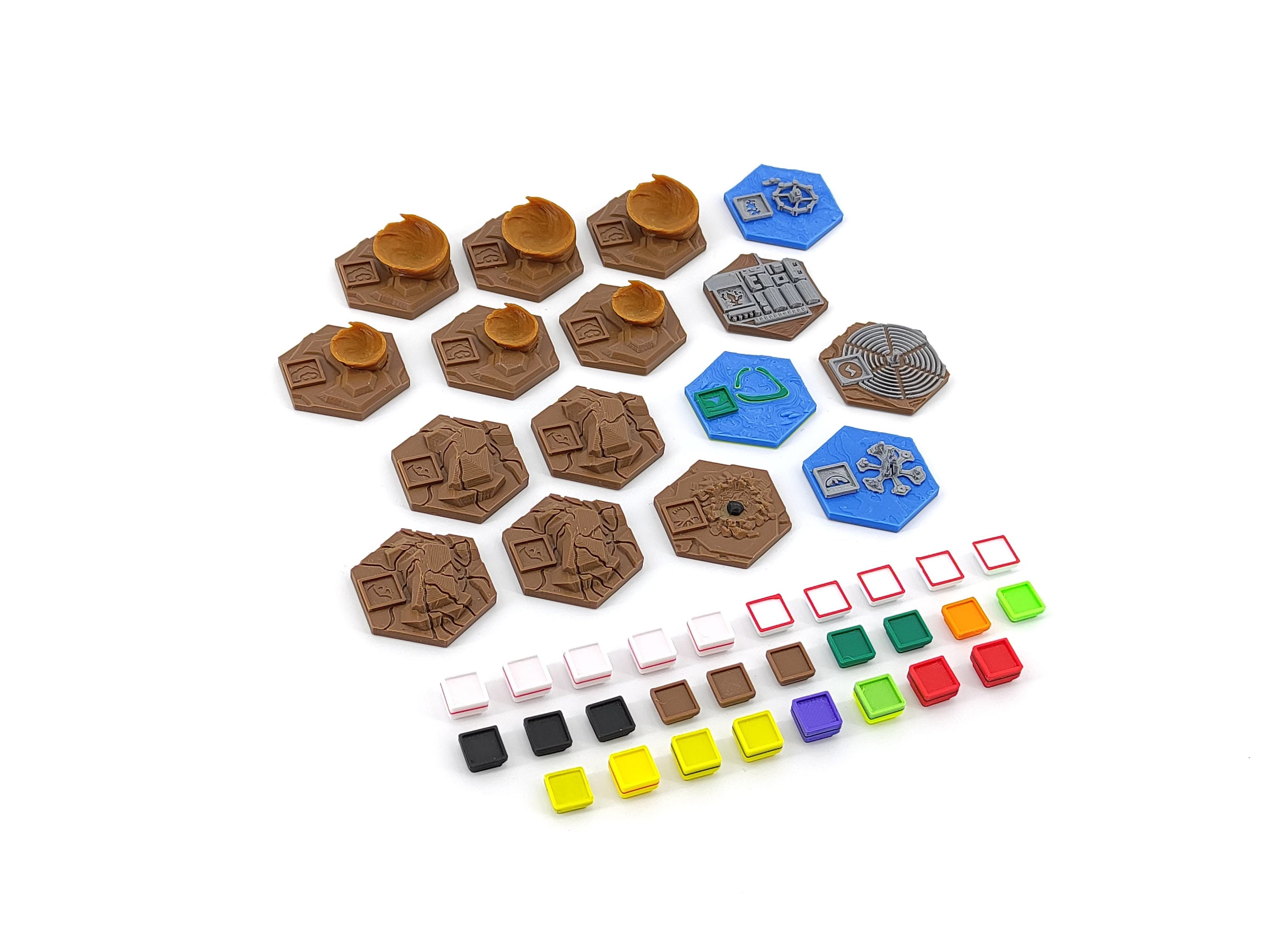 Terraforming Mars - Ares Tiles Pack - 16 Tiles - Etsy