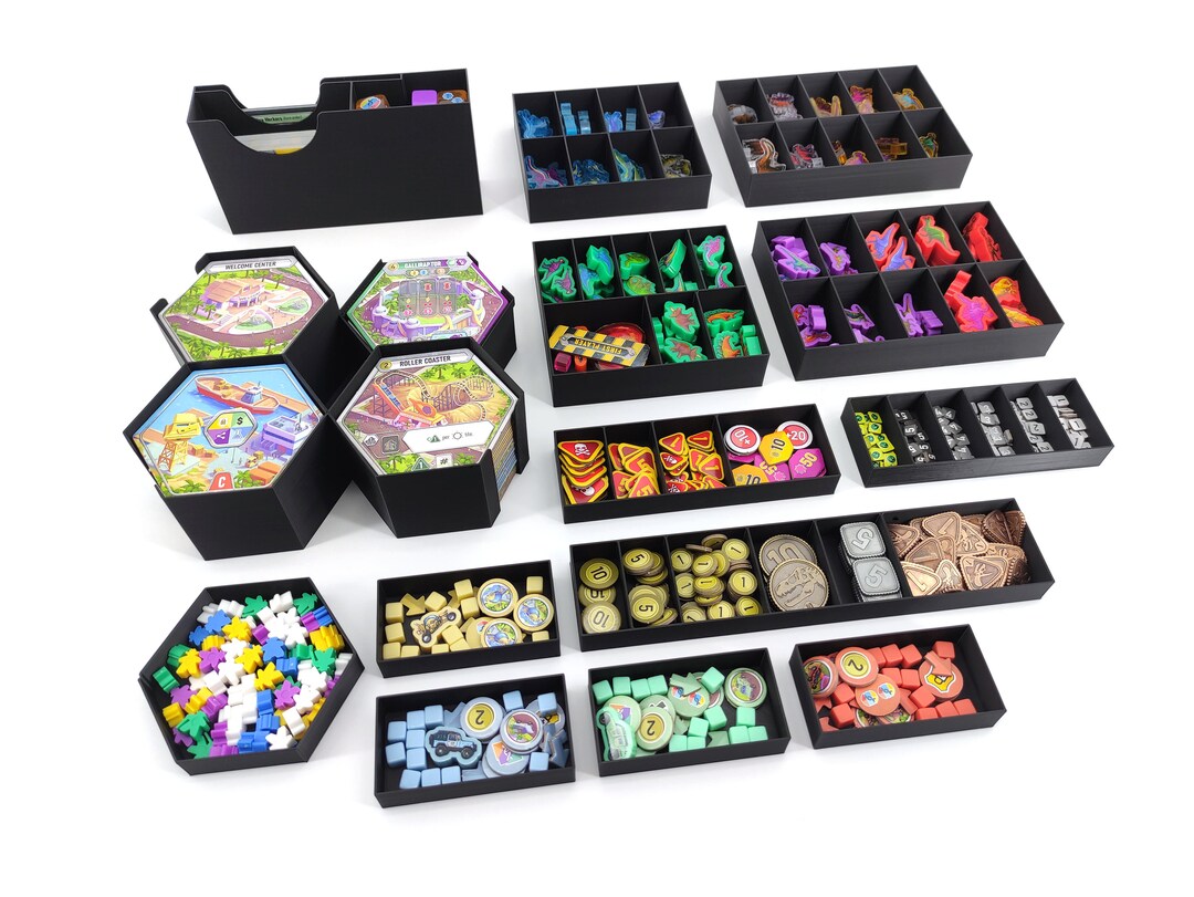 Dinosaur World Board Game Insert - Etsy