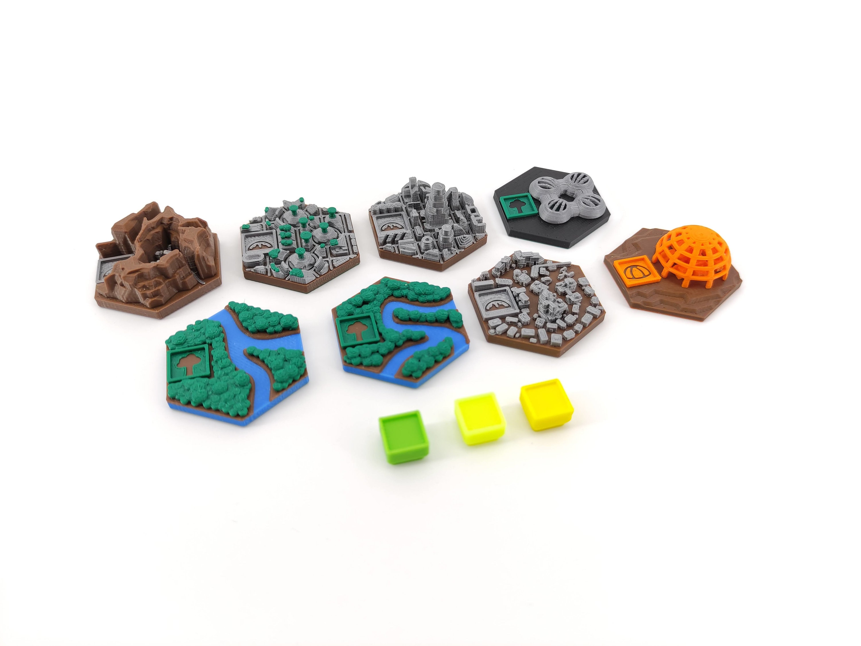 Terraforming Mars Ides of Mars Tiles Pack 8 Tiles - Etsy Australia