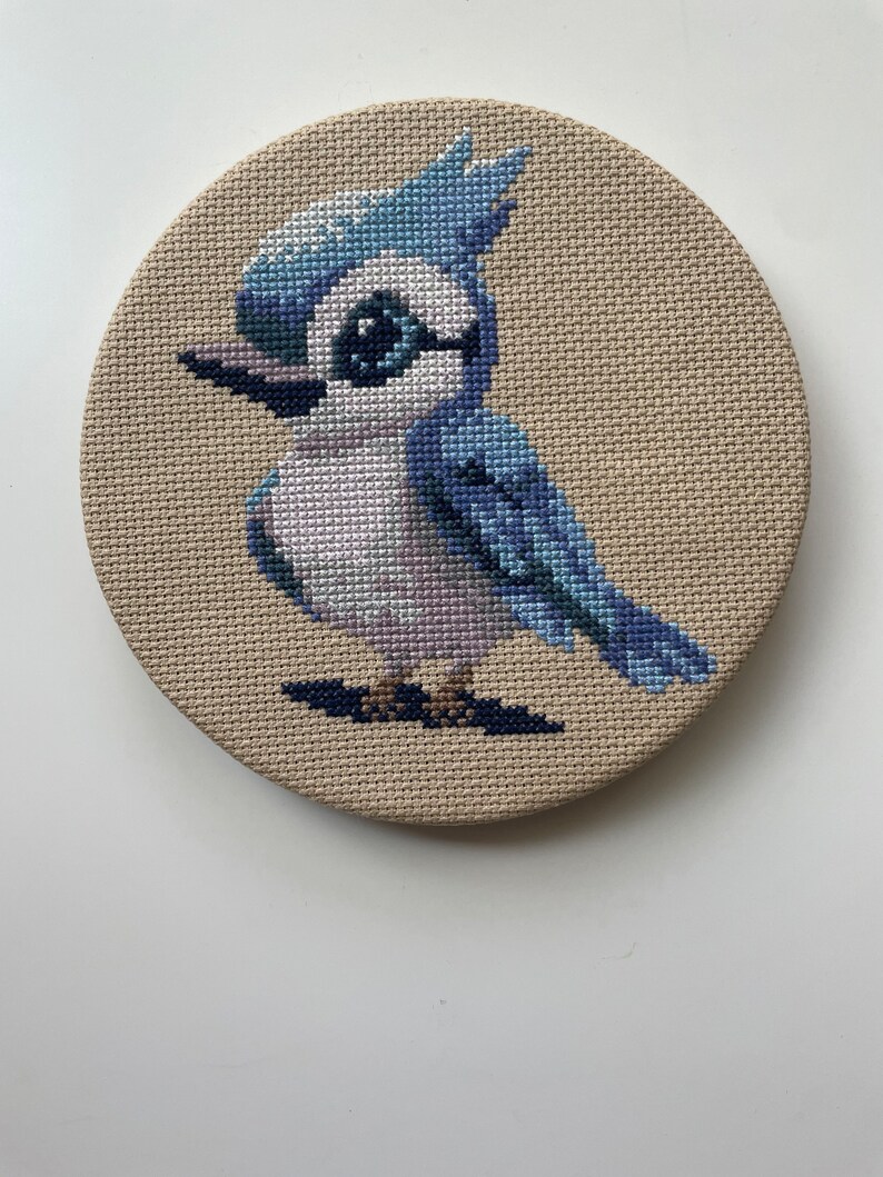 Blue Bird Cross Stitch Pattern: Beginner Friendly (PDF Pattern) - Etsy