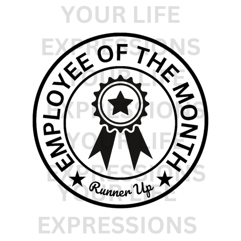 Employee of the Month Runner up Svg, Employee Appreciation Mug ...