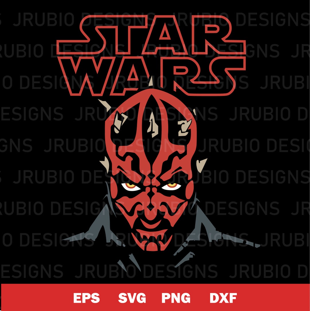 Darth Maul Svg, Eps, Png, Dxf, Instant Download - Etsy