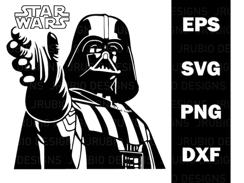 Darth Vader Svg, Eps, Png, Dxf, Quick Download - Etsy