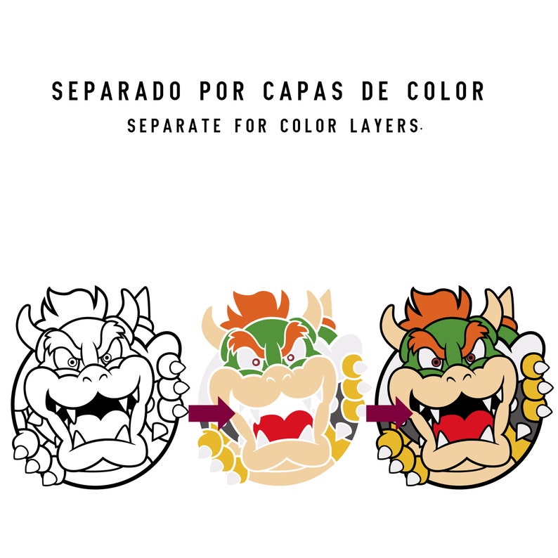 Super Mario Characters Face Pack Svg, Eps, Png and Pdf - Etsy