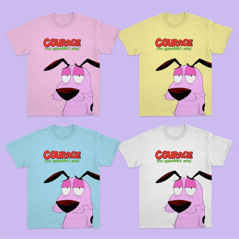 Courage the Cowardly Dog 7 Pack Eps Svg Png & Dxf - Etsy