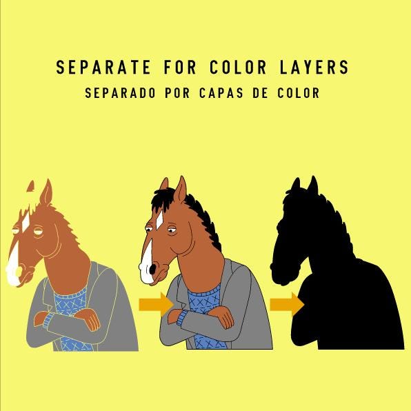 Bojack Horseman 16 Pack Eps Svg Png Dxf & Pdf - Etsy