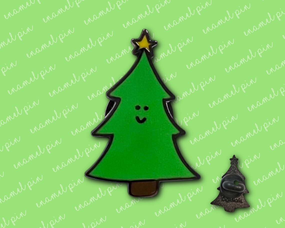 Oh Christmas Tree Enamel Pin - Etsy