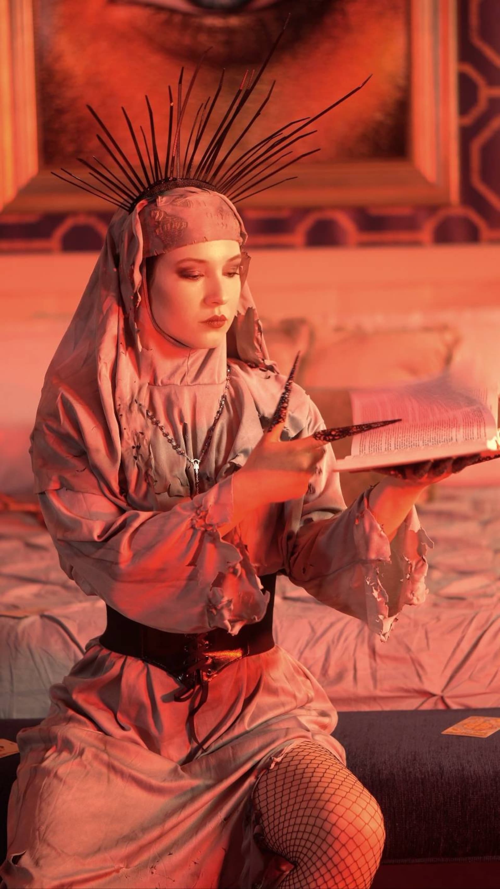 Demon Nun,edc,rave,demon Cosplay,evil Nun,sexy Nun,dress up Party ...