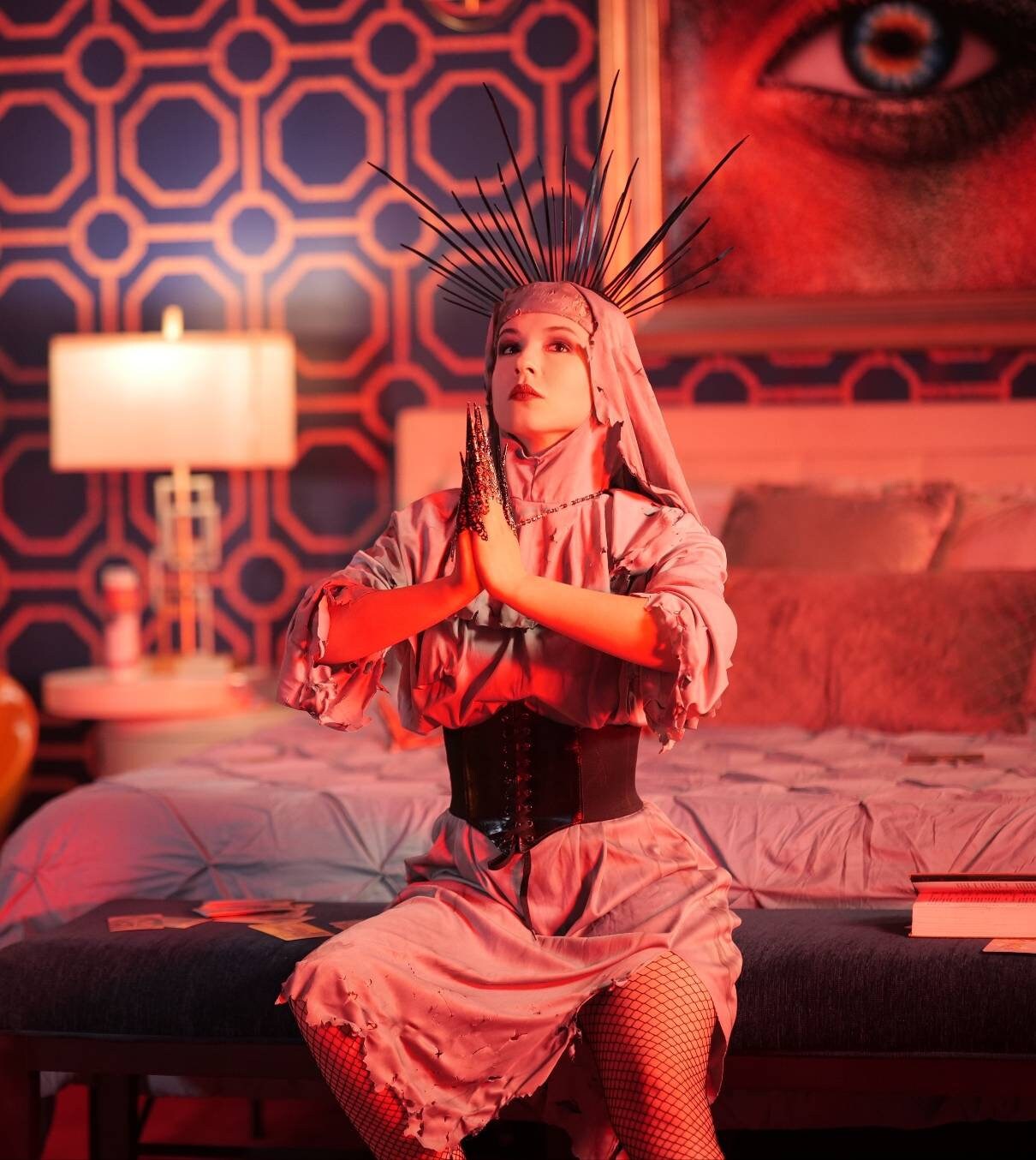 Demon Nun,edc,rave,demon Cosplay,evil Nun,sexy Nun,dress up Party ...