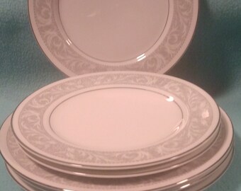 Set of 8 Carico Fine China Plates Tivoli 7954 Pattern - Etsy