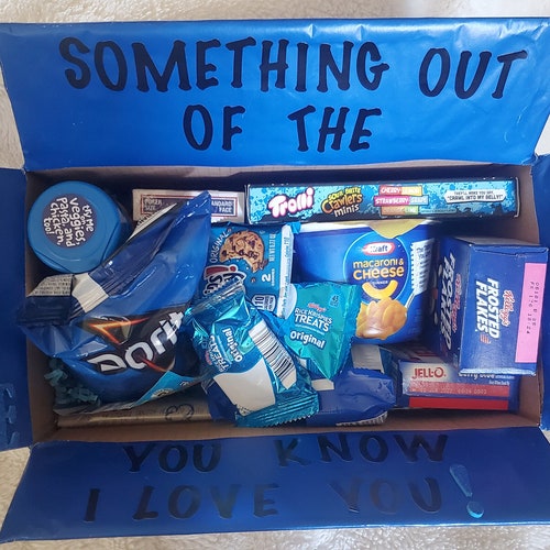Out of the Blue Snack Box College Care Package for Him for Her - Etsy