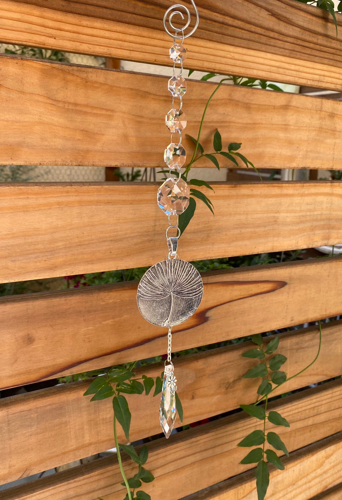 Dandelion Crystal Sun Catcher Mobile - Etsy