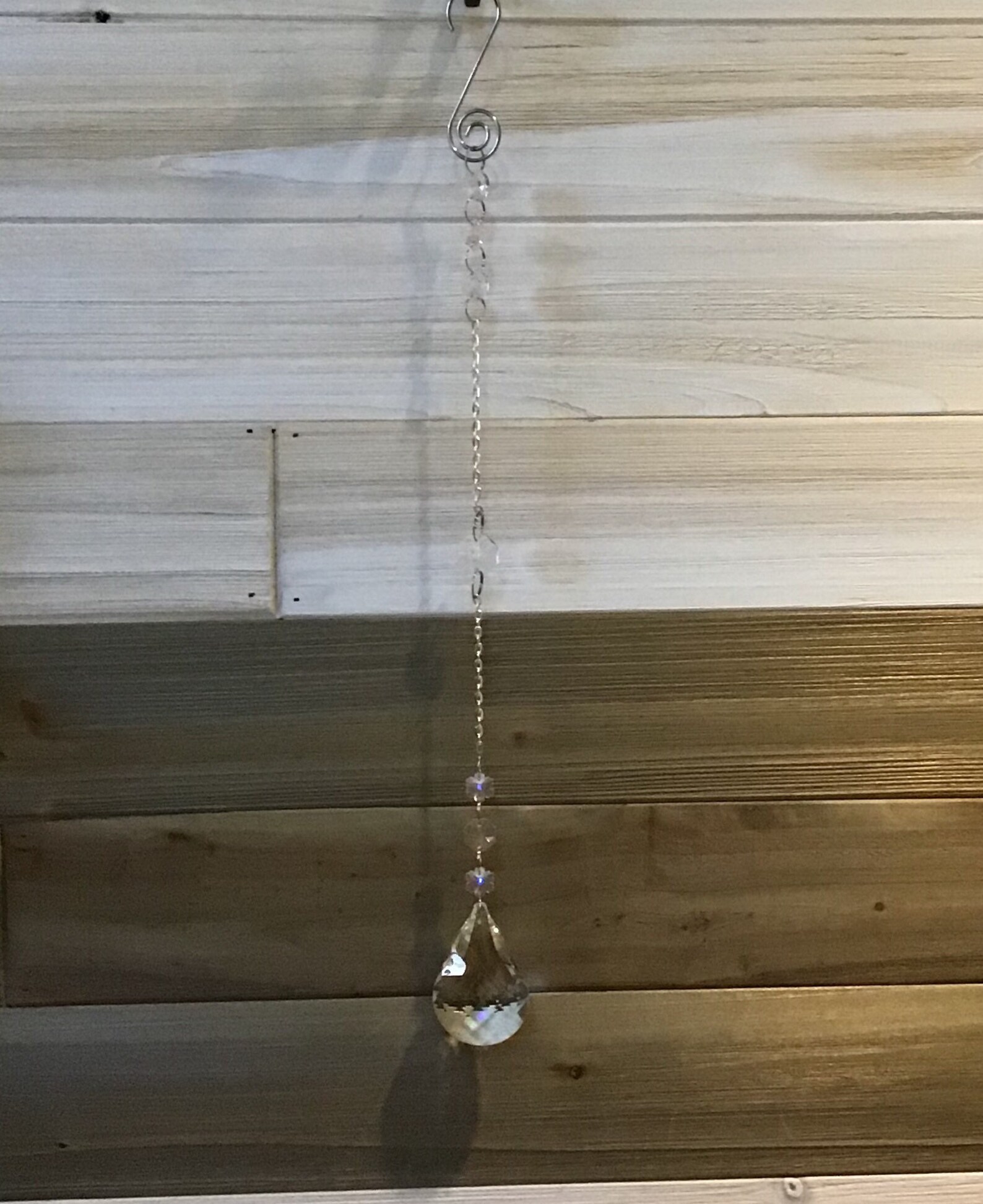 17 Crystal Sun Catcher Window Hanger With Huge 3 | Etsy