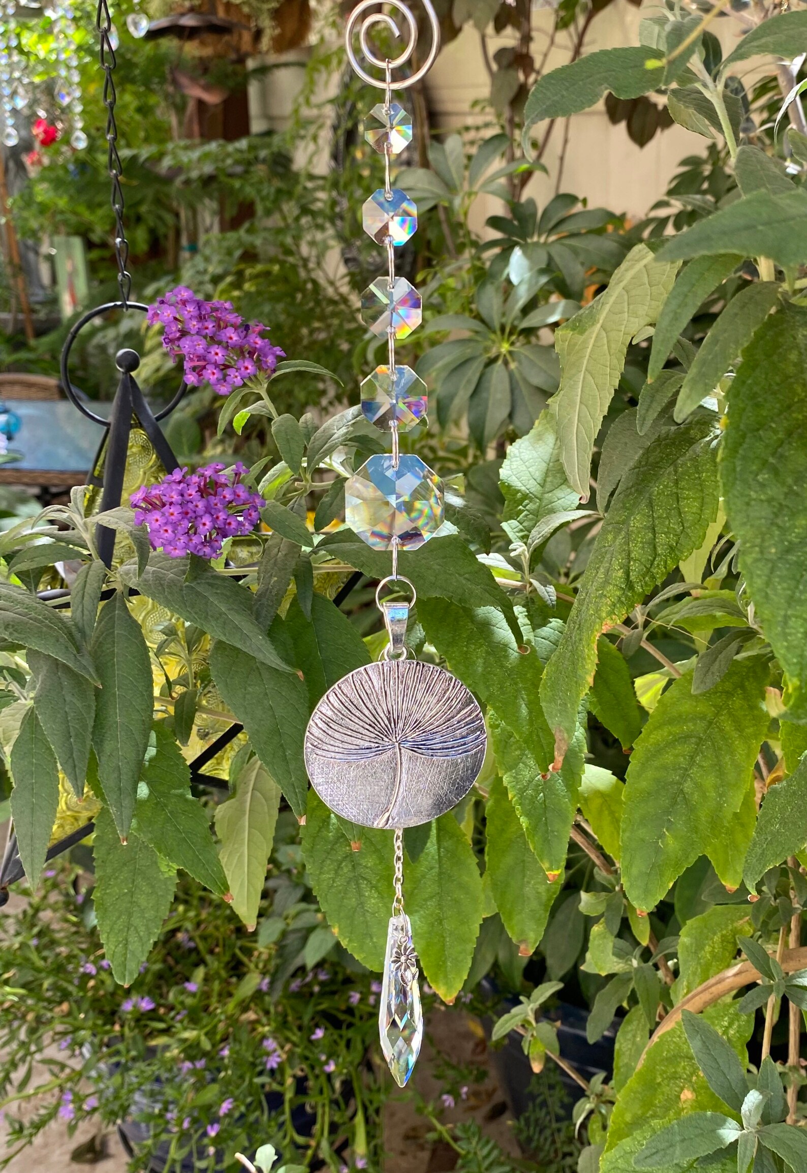 Dandelion Crystal Sun Catcher Mobile - Etsy