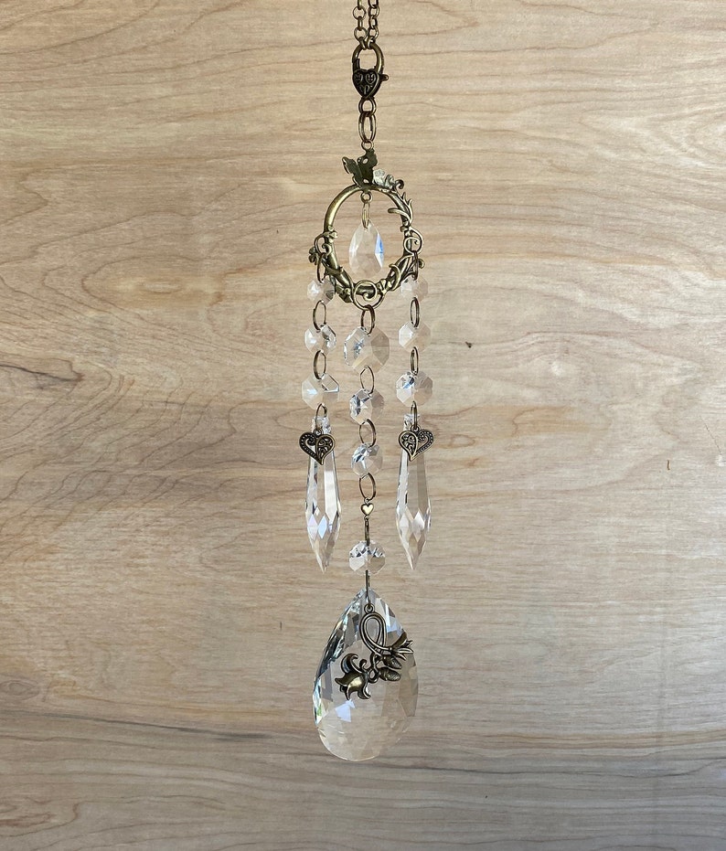 Beautiful Hand Strung Victorian Mobile With Large Crystal - Etsy