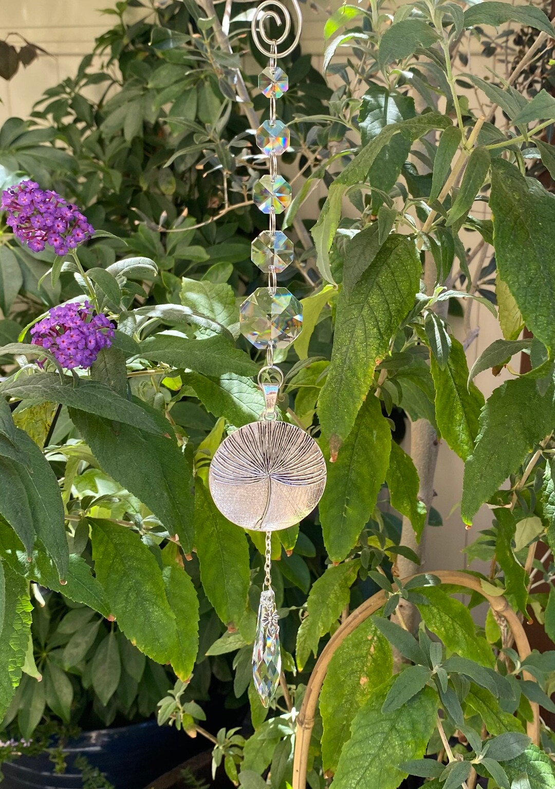 Dandelion Crystal Sun Catcher Mobile - Etsy